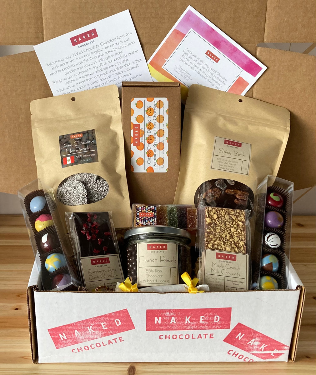 Chocolate Relief Box Large – Naked Chocolate