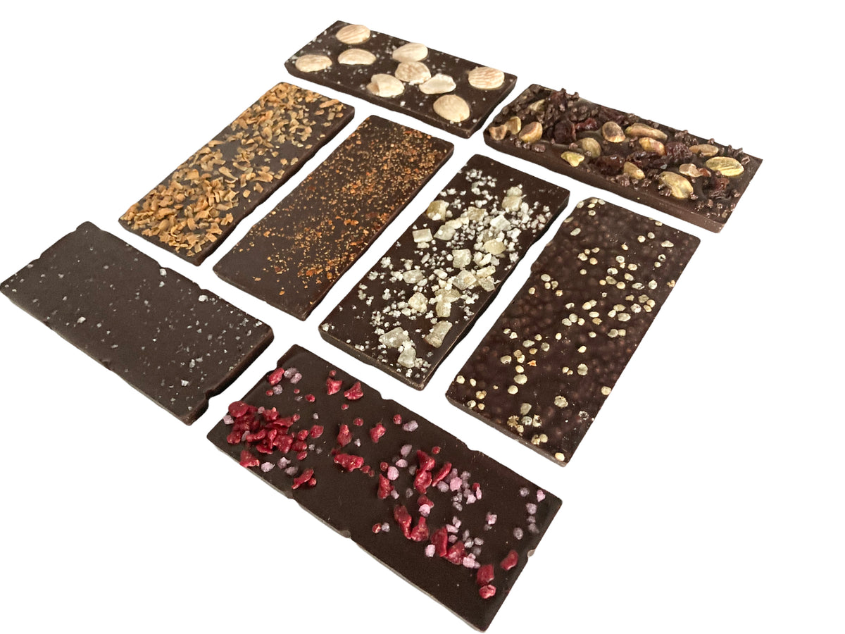 Dark Chocolate Inclusion Bars – Naked Chocolate